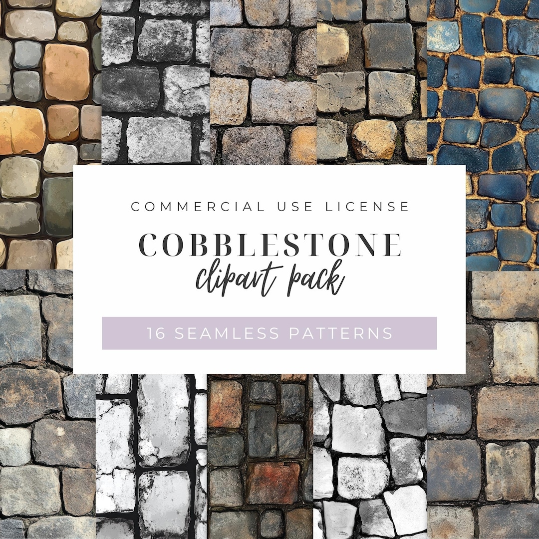 Seamless Cobblestone Pattern, Seamless Pattern, Scrapbook Paper ...