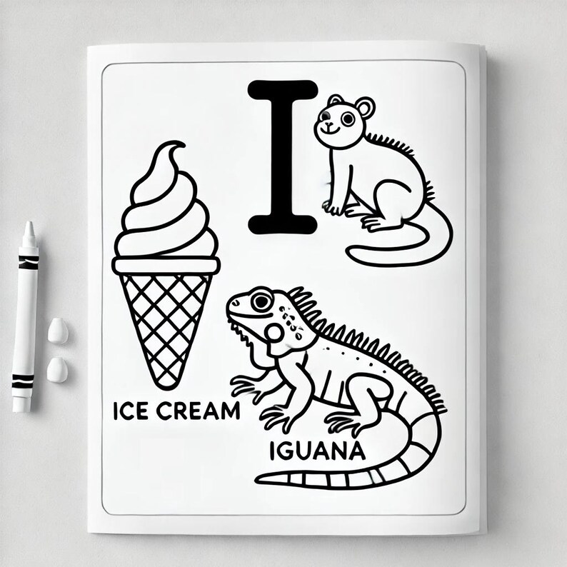 Printable English Alphabet Coloring Book for Kids A-Z Letters With Fun ...