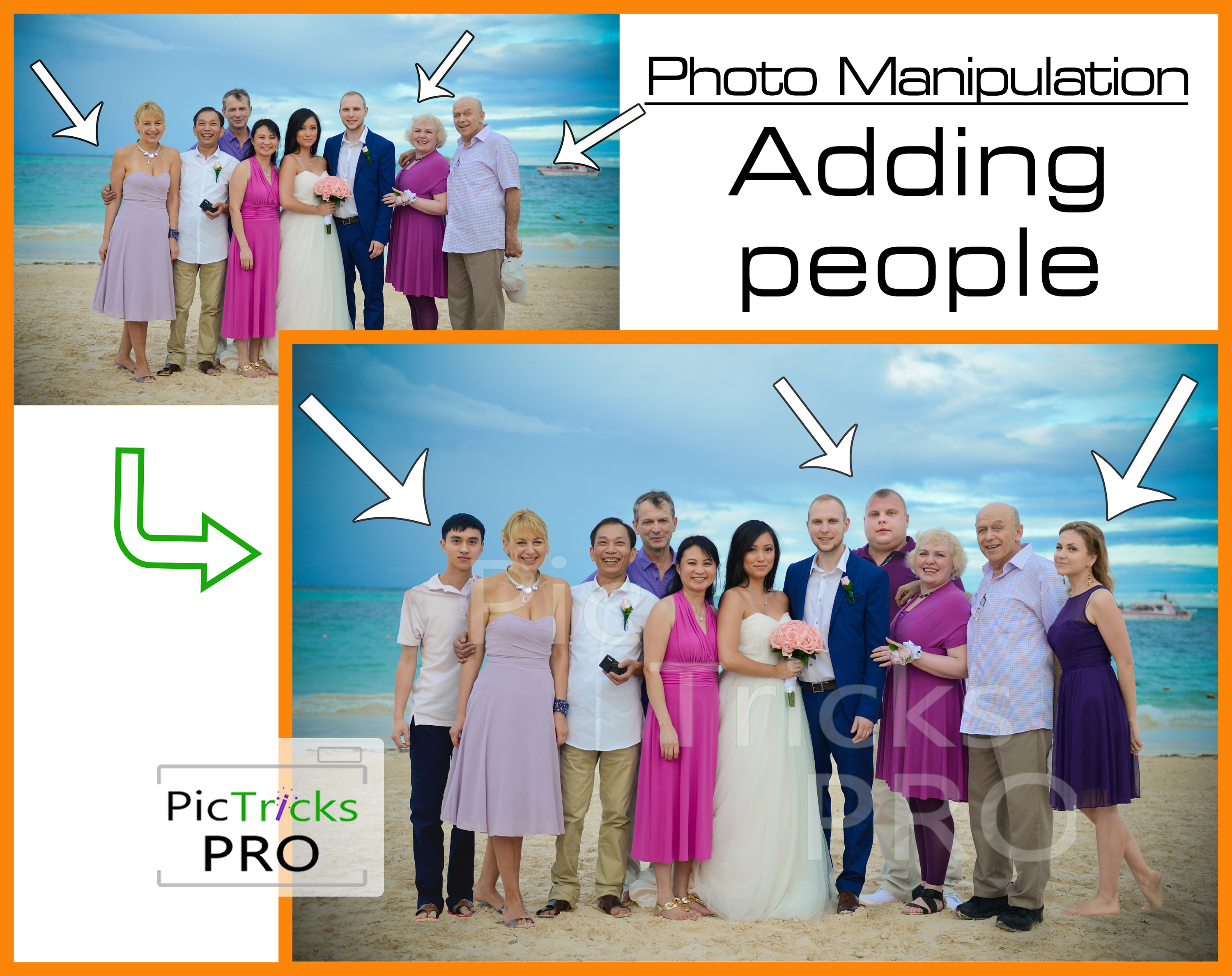 Agregar una persona / adding people to a photo Photo | Etsy