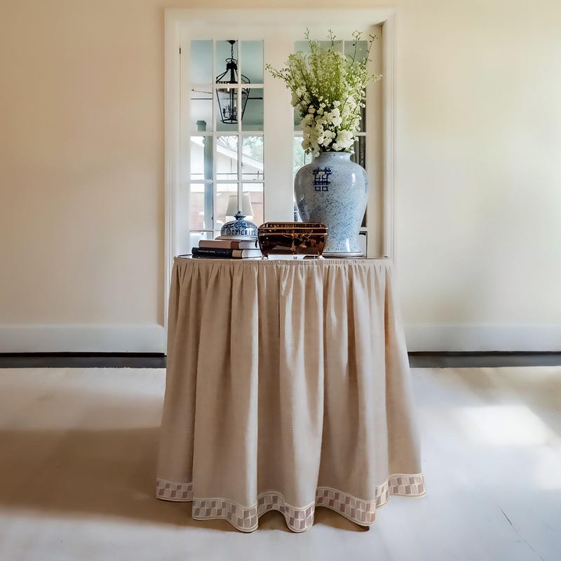 Pleated Tablecloth - Etsy