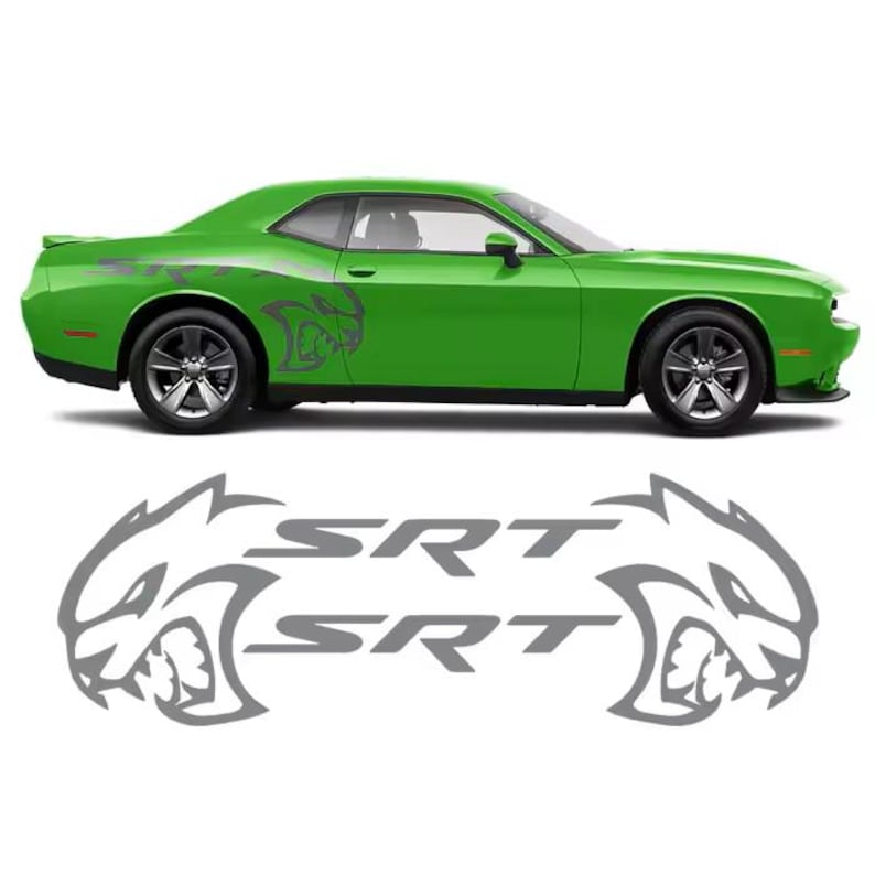 Hellcat SRT Rear Fender Decal - Etsy