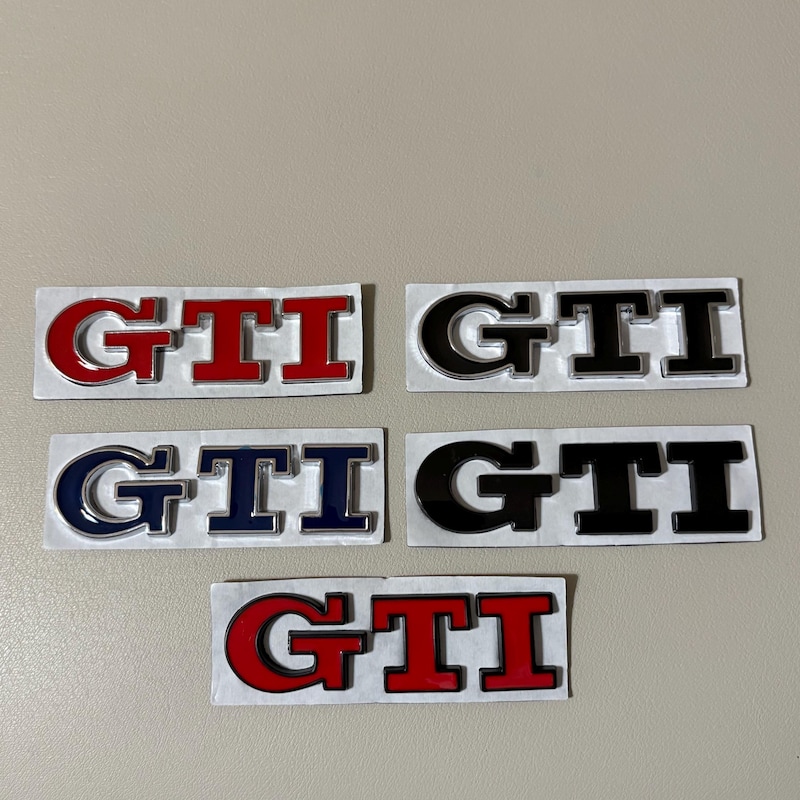 Gti Trunk Badges - Etsy