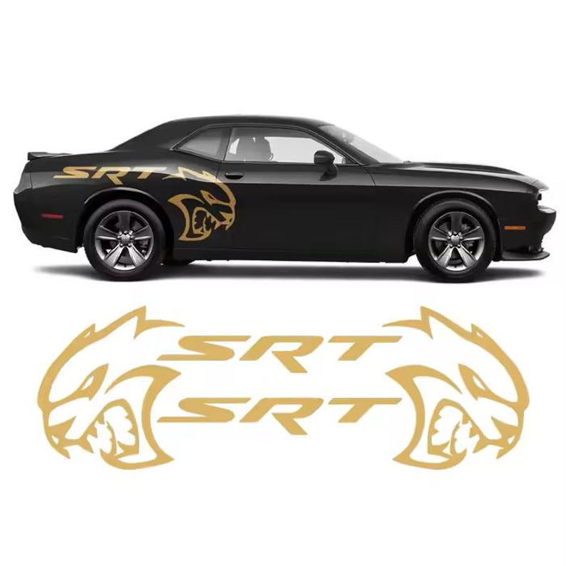 Hellcat SRT Rear Fender Decal - Etsy