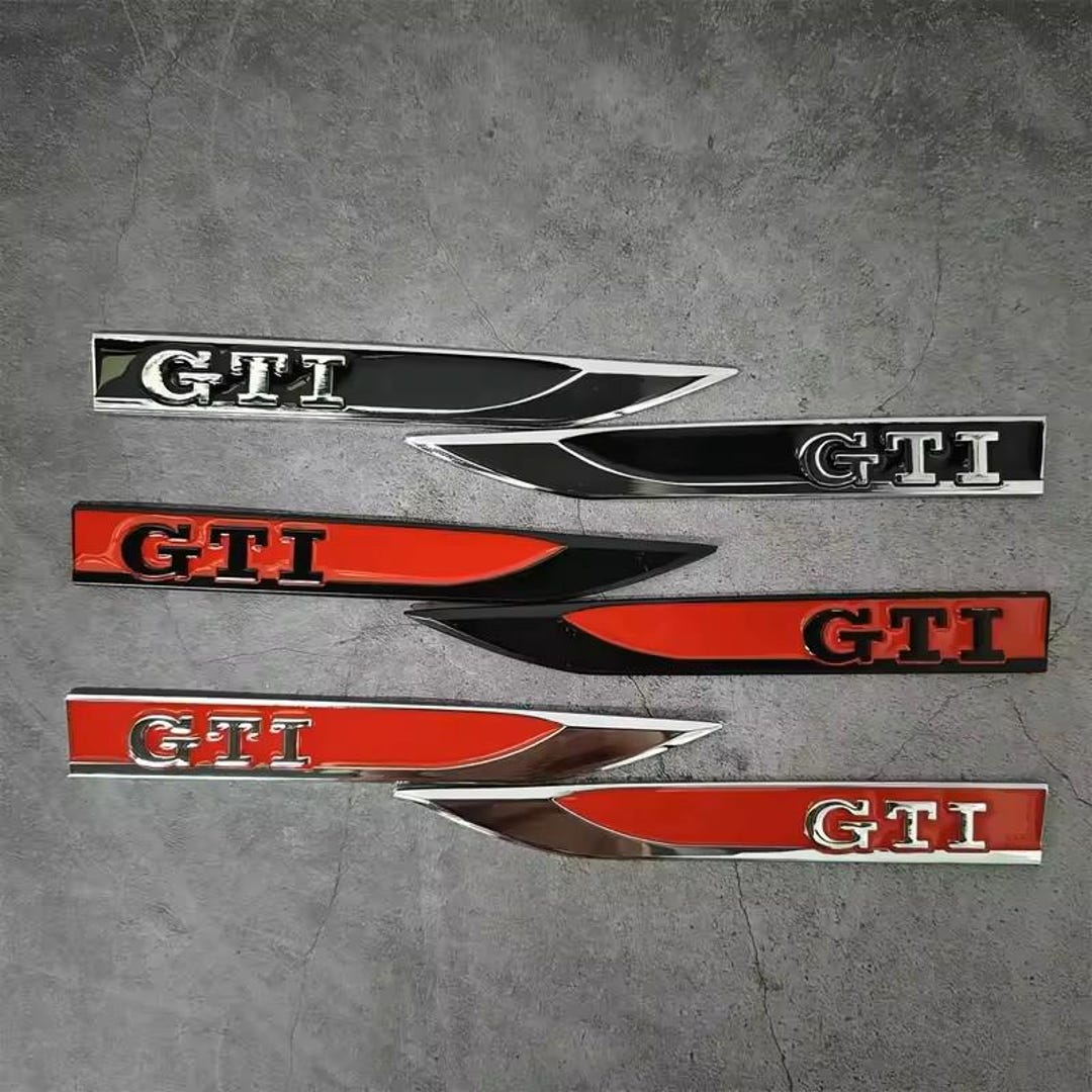 Volkswagen GTI (MK2-MK7.5) Fender Badges - Etsy