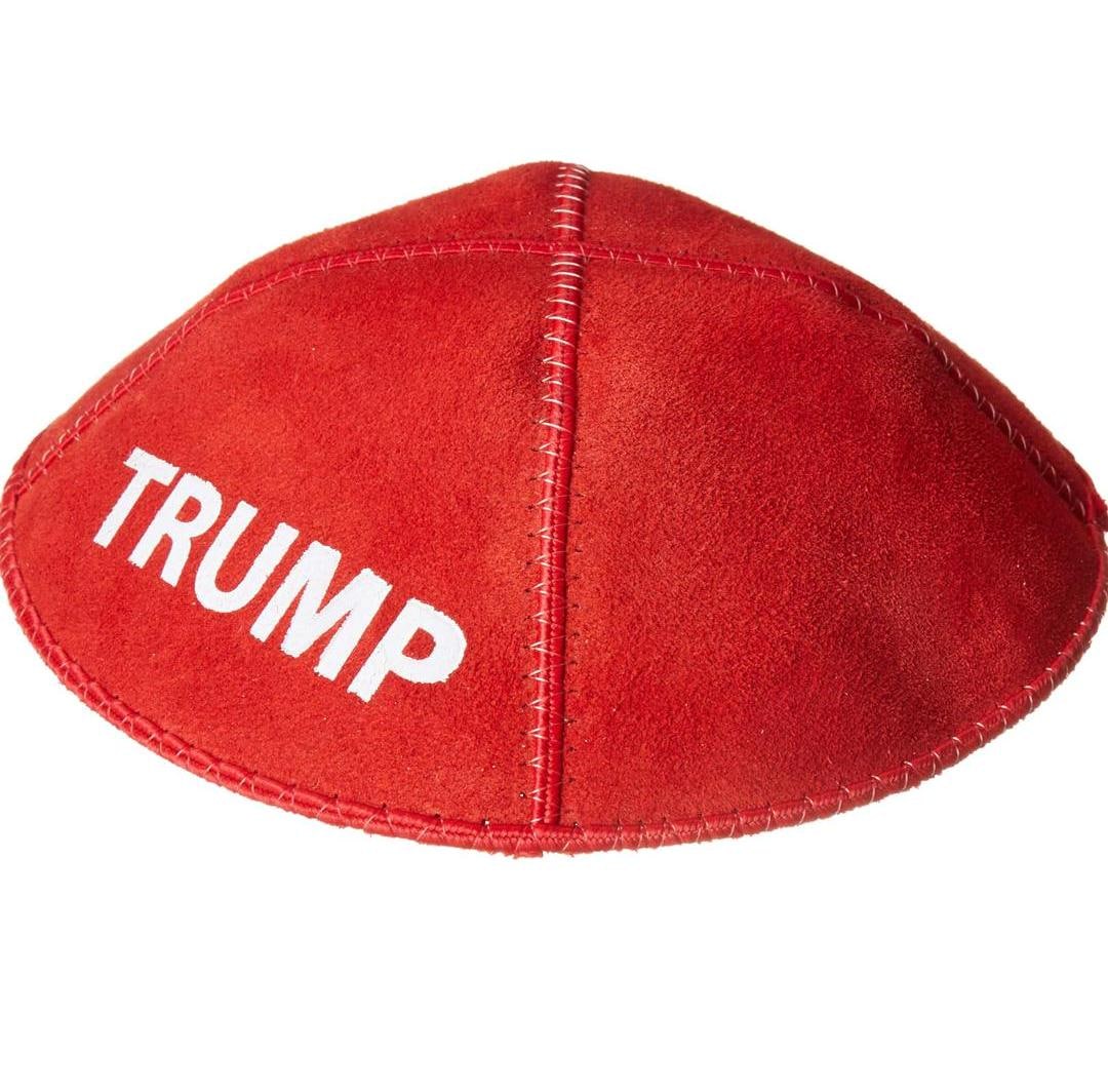 Trump/maga Kippah Red Suede Kippah for Men/boys - US Made - Etsy Canada