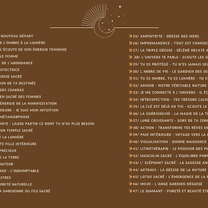 L’oracle du féminin sacré - pack 47 Cartes et Méditation guidée- oracle ...