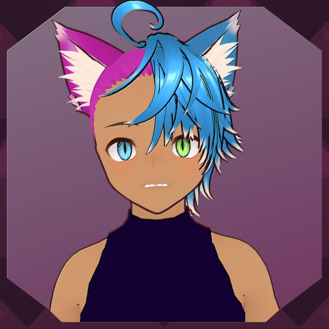 Pre-made Vtuber Model, Ready to Go Vtuber, Starter Vtuber Model - Etsy