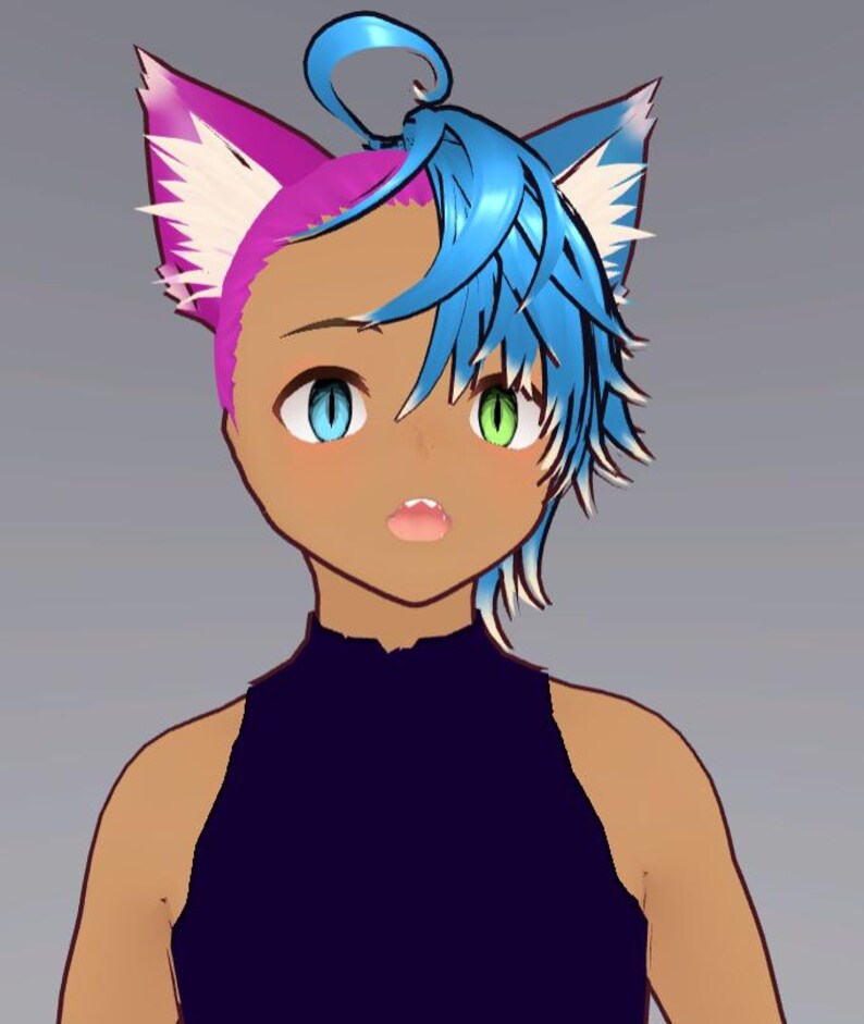 Pre-made Vtuber Model, Ready to Go Vtuber, Starter Vtuber Model - Etsy