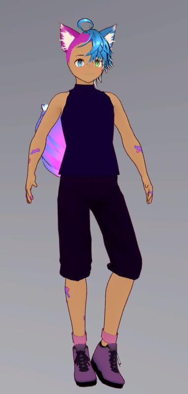 Pre-made Vtuber Model, Ready to Go Vtuber, Starter Vtuber Model - Etsy