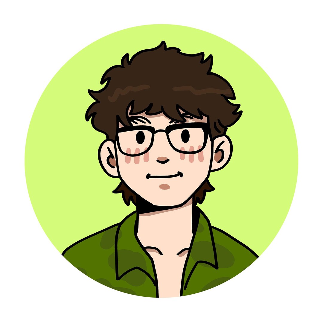 Custom Pfp Illustration Avatar Logo, Chibi Anime Portrait, Cartoon ...