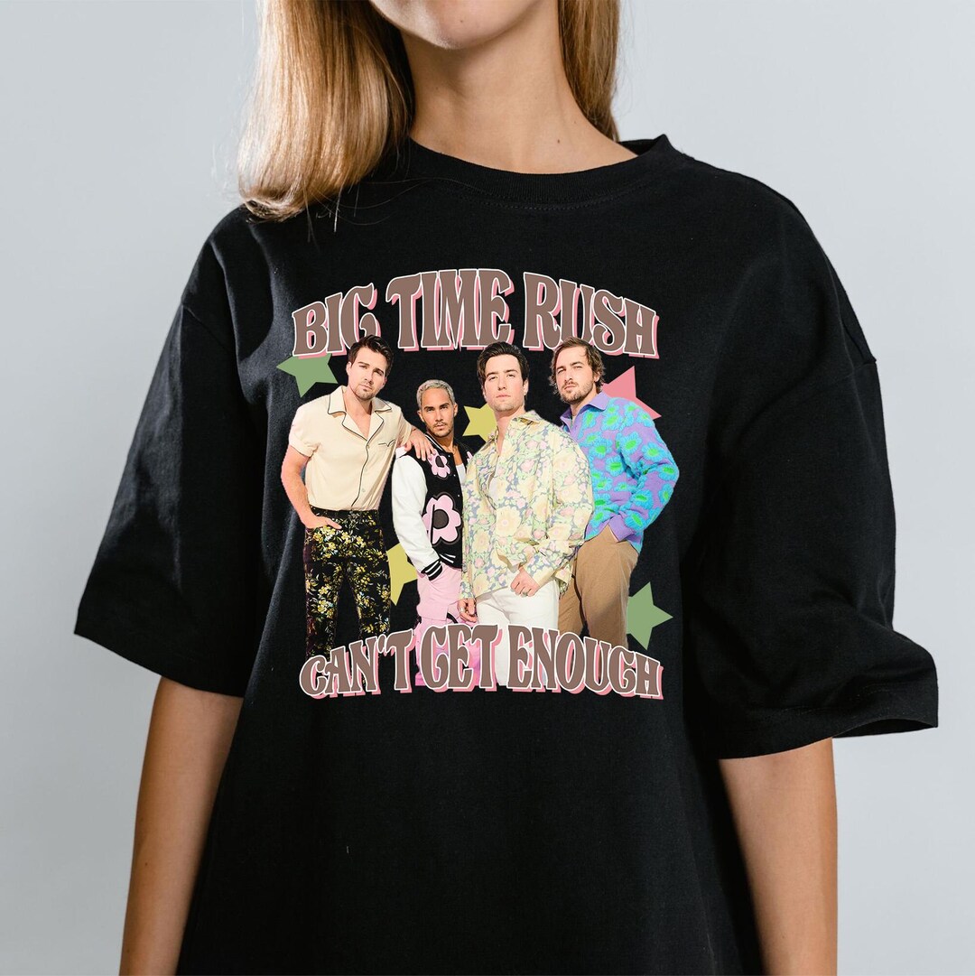 Big Time Rush 2025 Tour Merch PNG, Big Time Rush Band Cant Get Enough ...