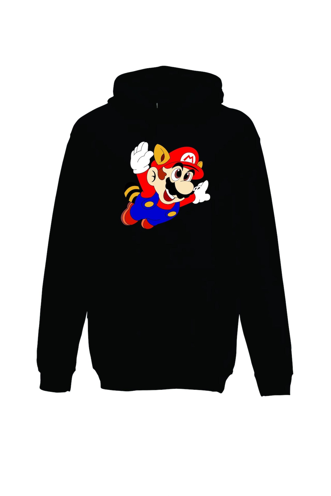 Super Mario Flying Hoodie, Mario Face Vintage Game Character, Mario ...