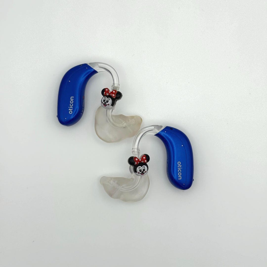 Hearing Aid Charms - Mouse Girl - BTE Hearing Aids Accessory - Etsy