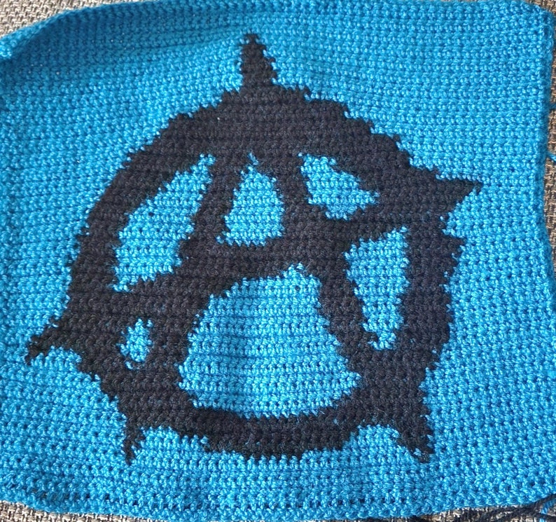 Anarchy Tapestry Crochet Pattern / Wall Art / Instant Pdf Download ...