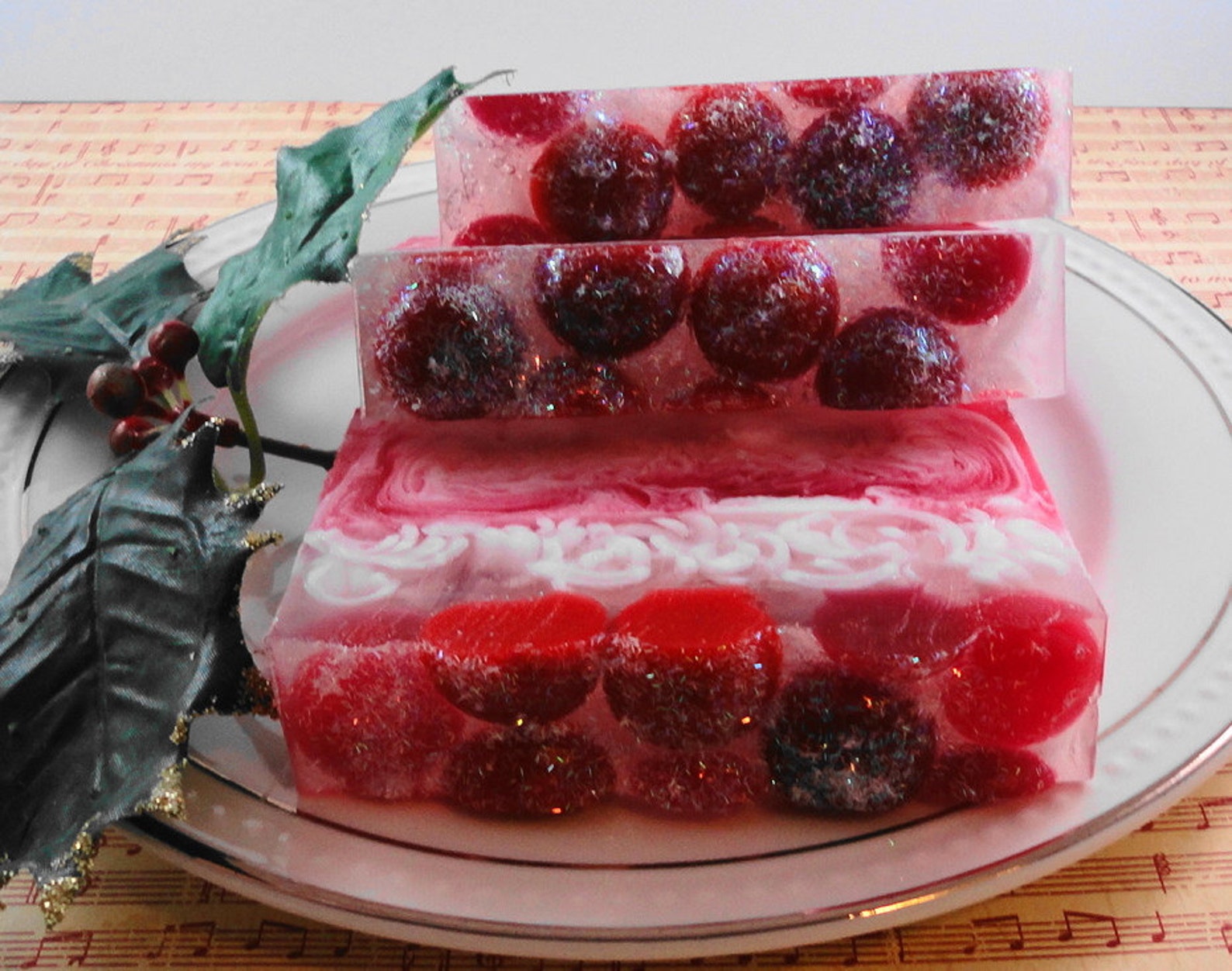 Frosted Cranberry Soap Glycerin Soap Handmade Soap - Etsy