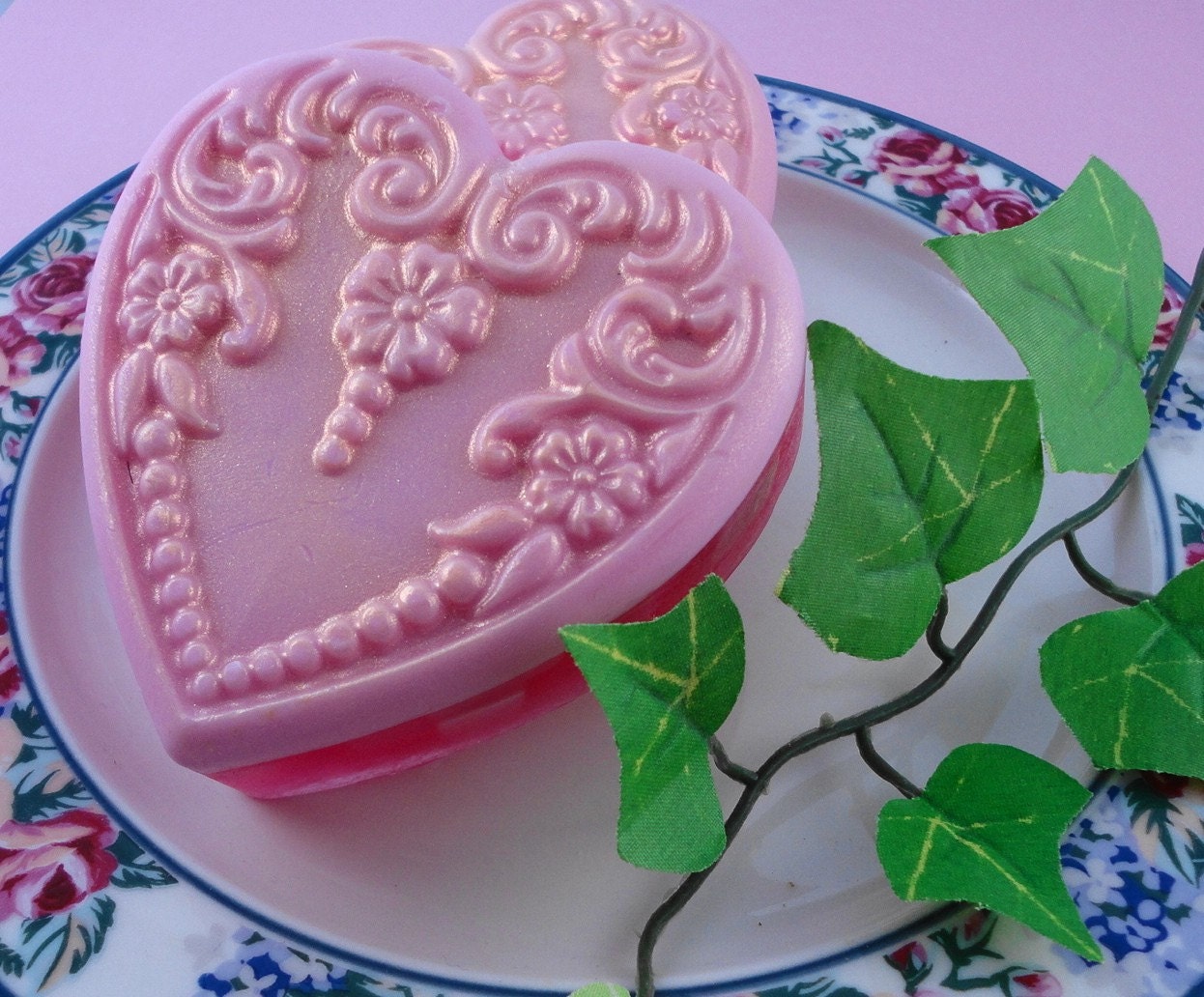 Antique Victorian Heart Soap Glycerin Soap Handmade Soap | Etsy