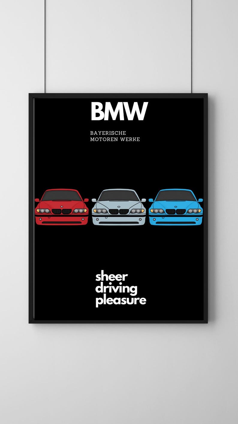 BMW Sheer Driving Pleasure Printable Poster/wallpaper - Etsy
