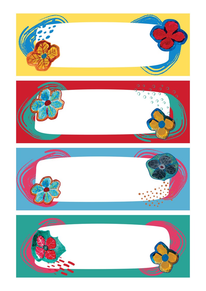 Editable Aboriginal Name Tags A4 - Etsy