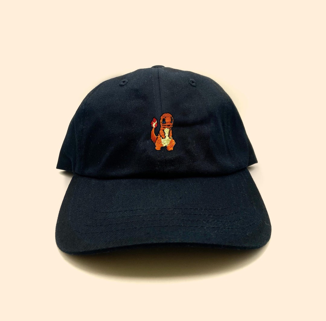 Charmander Embroidered Dad Hat - Custom Pokedex 0004 Gift - Etsy