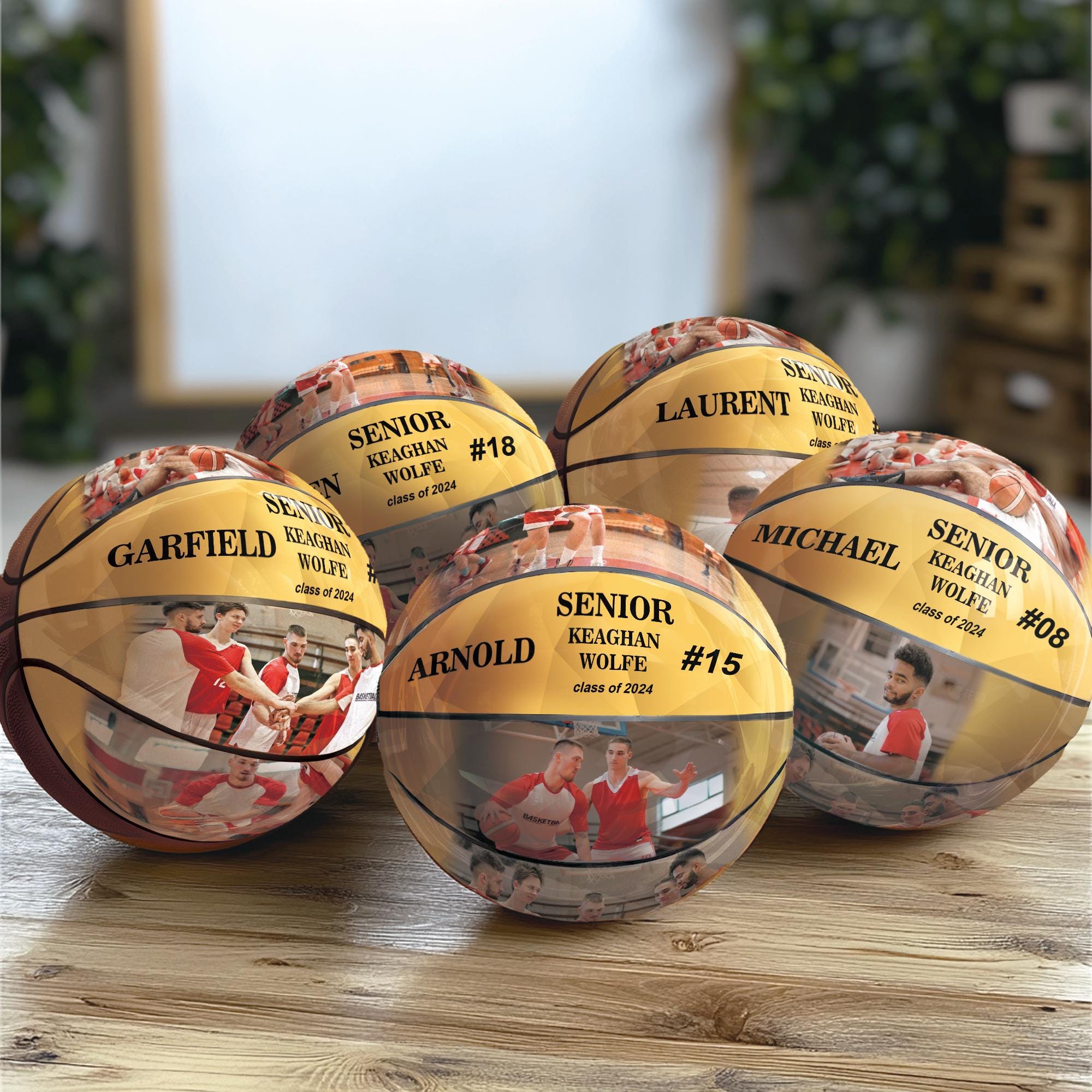 Personalized Photo Basketball Gift, Basketball Coach Gift, Athletic ...