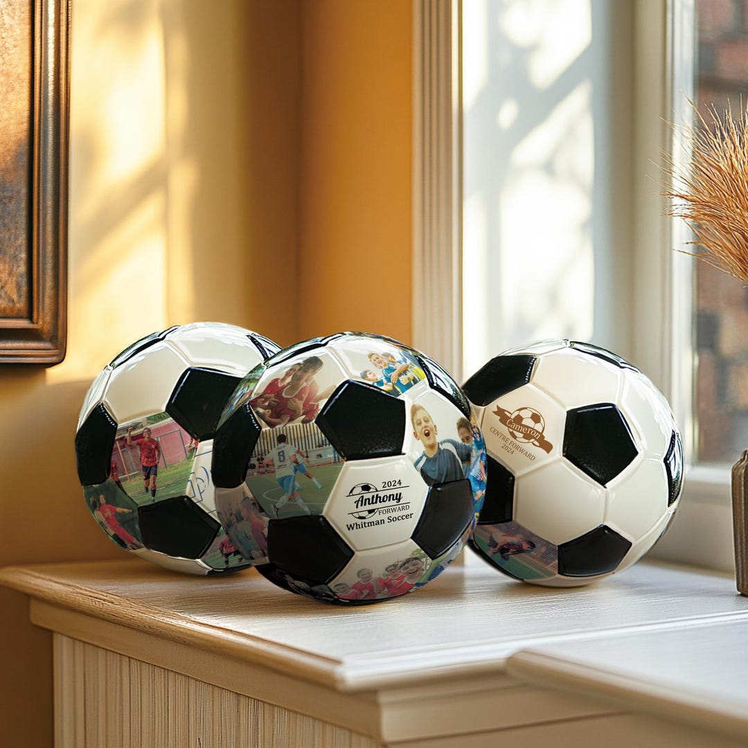Custom Photo and Name Soccer, Personalized Name Soccer Gift, Gift for ...