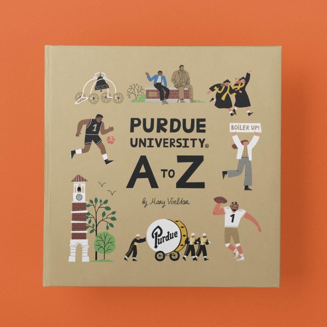 Purdue University A to Z Picture Book, Kids Gift, Purdue Boilermakers ...