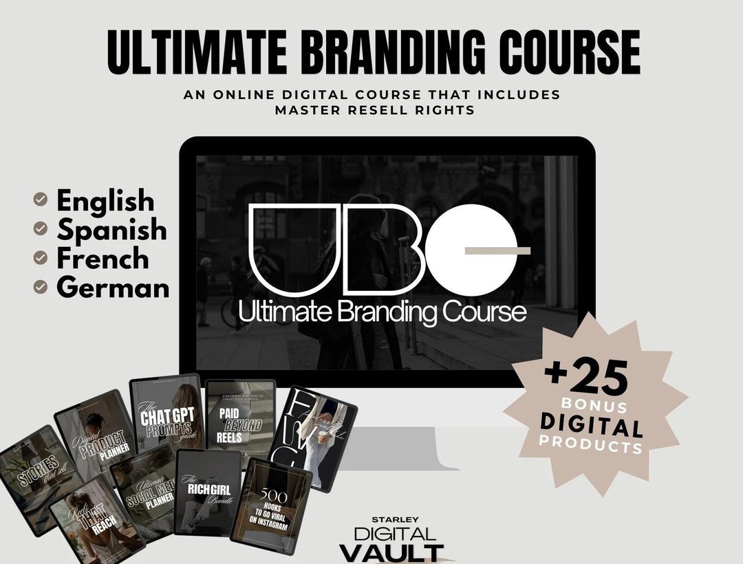 MRR Course,ubc,ultimate Branding Course,master Resell Rights,digital ...