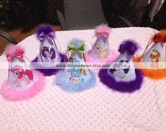 Personalized My Little Pony Birthday Party Hat - Etsy