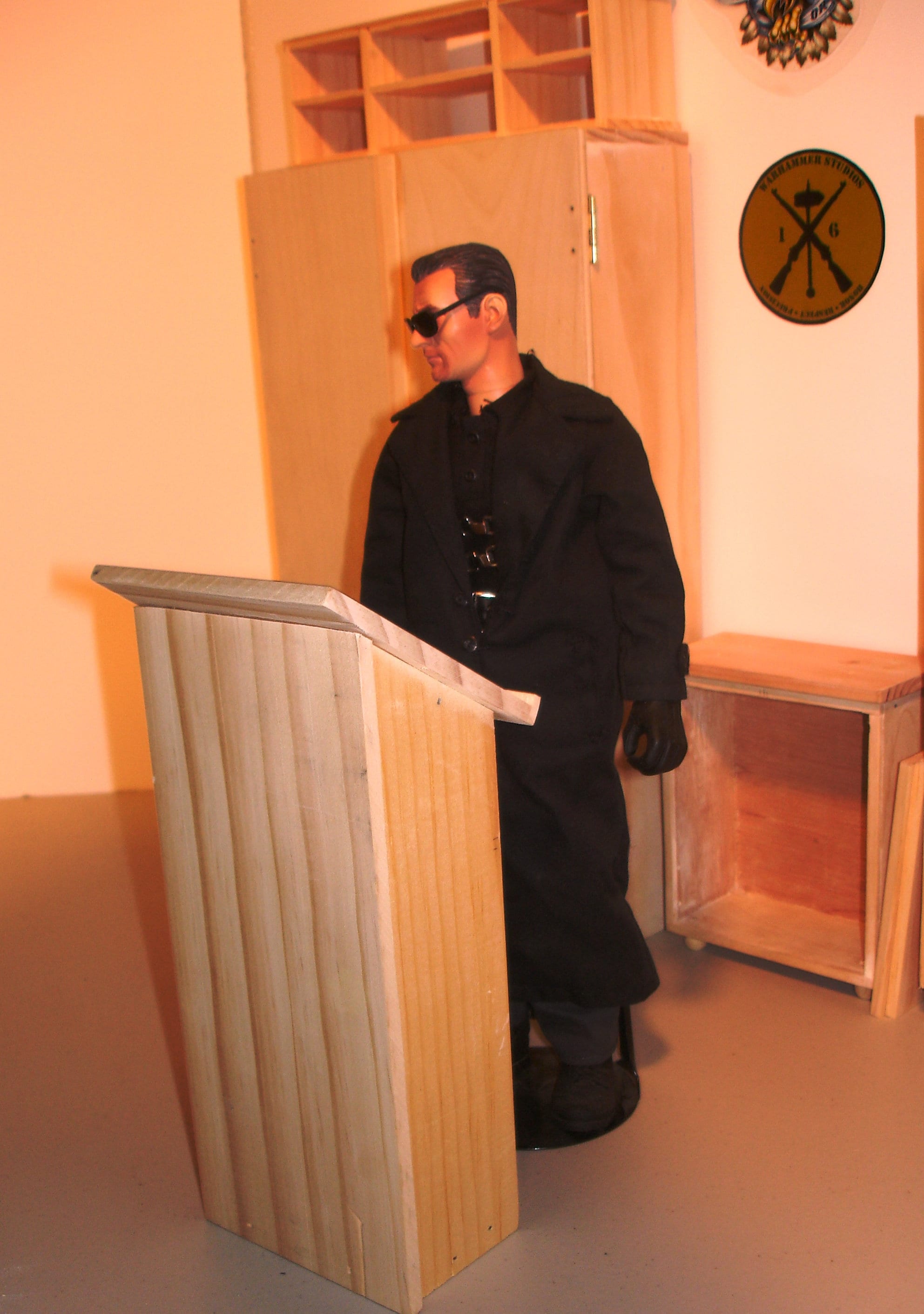 1/6 Scale Podium, Handmade, REAL WOOD - Etsy