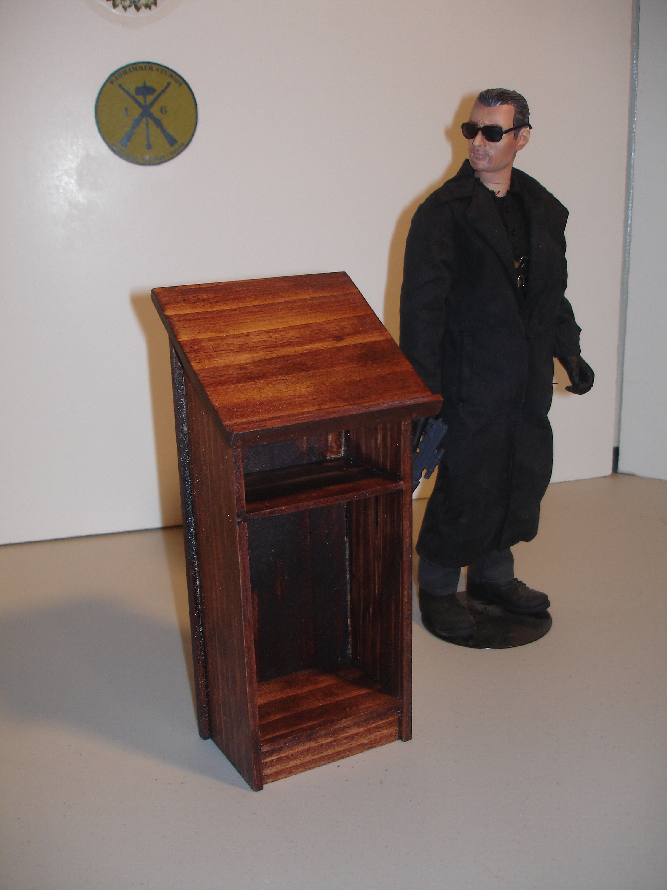 1/6 Scale Podium, Handmade, REAL WOOD, Handmade, Made in the USA! - Etsy