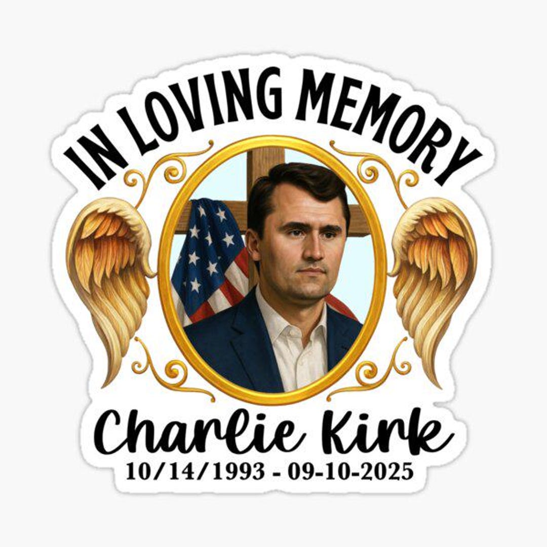 Rip Charlie Kirk Sticker Usa United States of America - Etsy