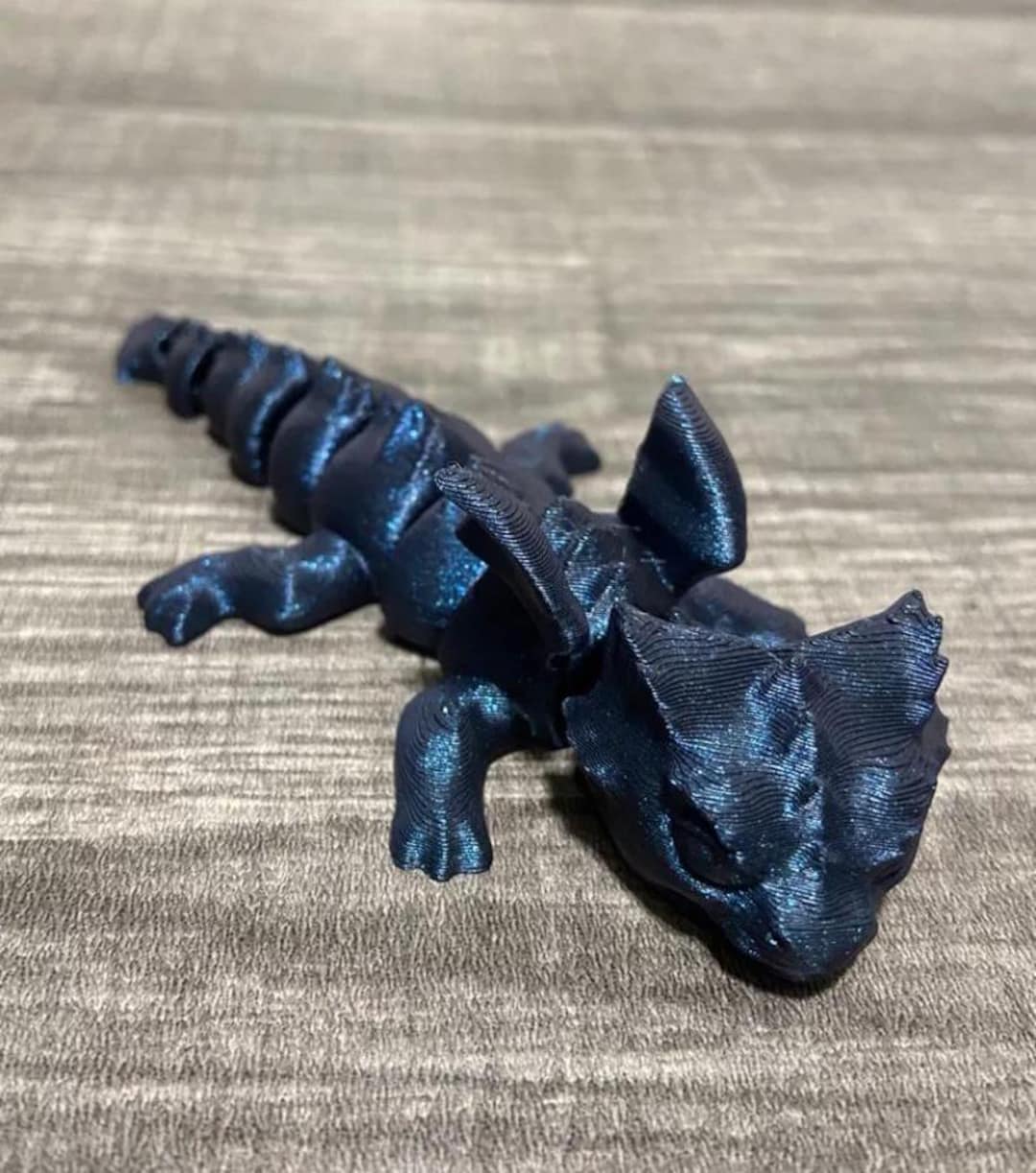 3d Printed Baby Abyssal Dragon Realistic Articulated Fidget Creature ...