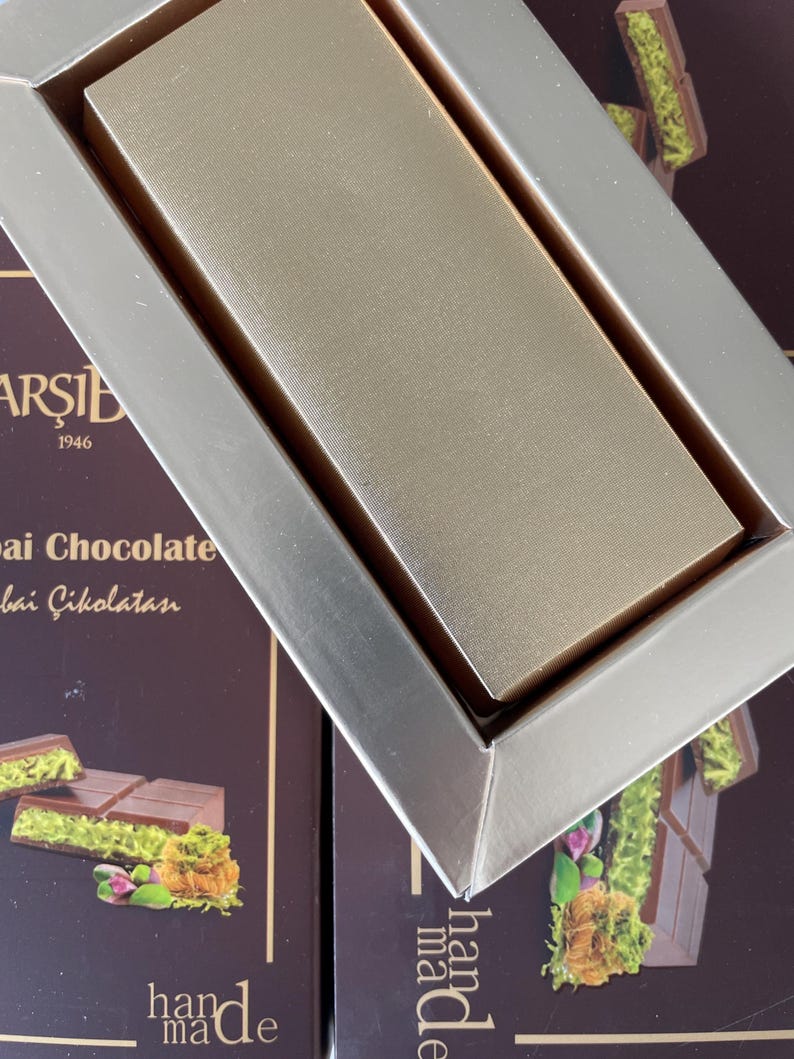 Dubai Chocolate Bar: Crispy Knafeh and Pistachio Filling 95g MILK ...
