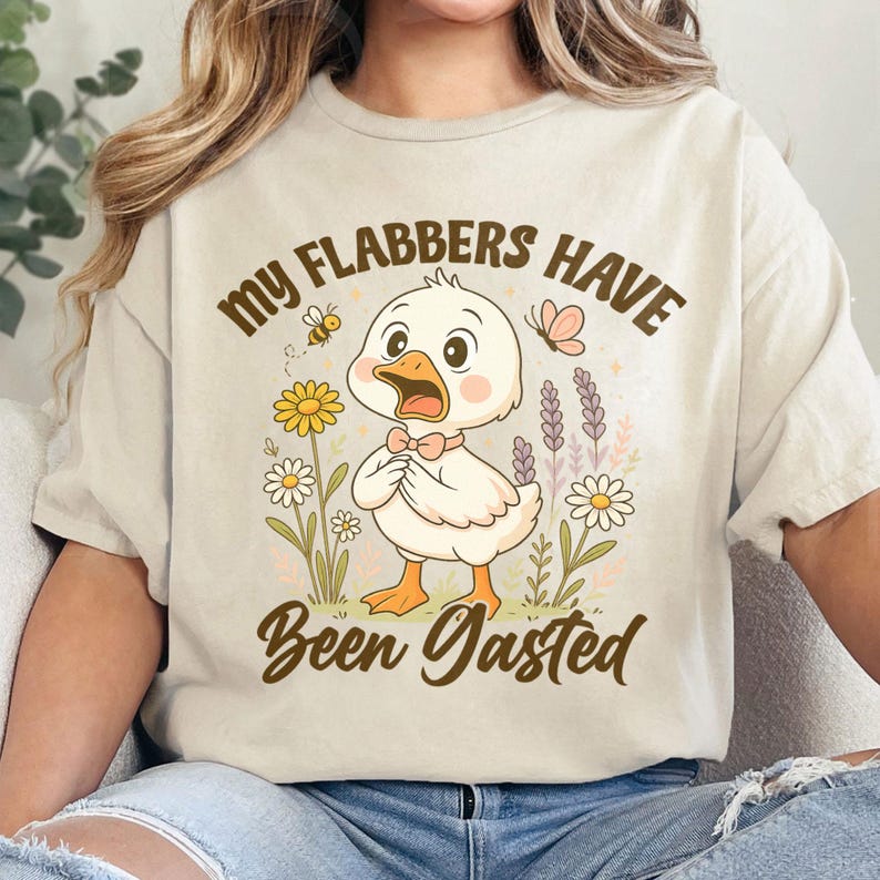 Digital Download PNG My Flabbers Have Been Gasted PNG, Sarcastic Goose ...