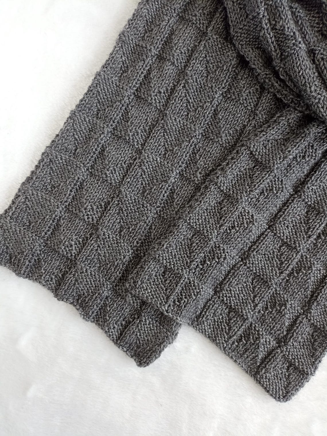 Scarf KNITTING PATTERN "geometry Scarf", PDF Knitting Pattern, Knitting ...