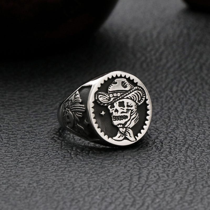 Mens Custom Western Ring - Etsy