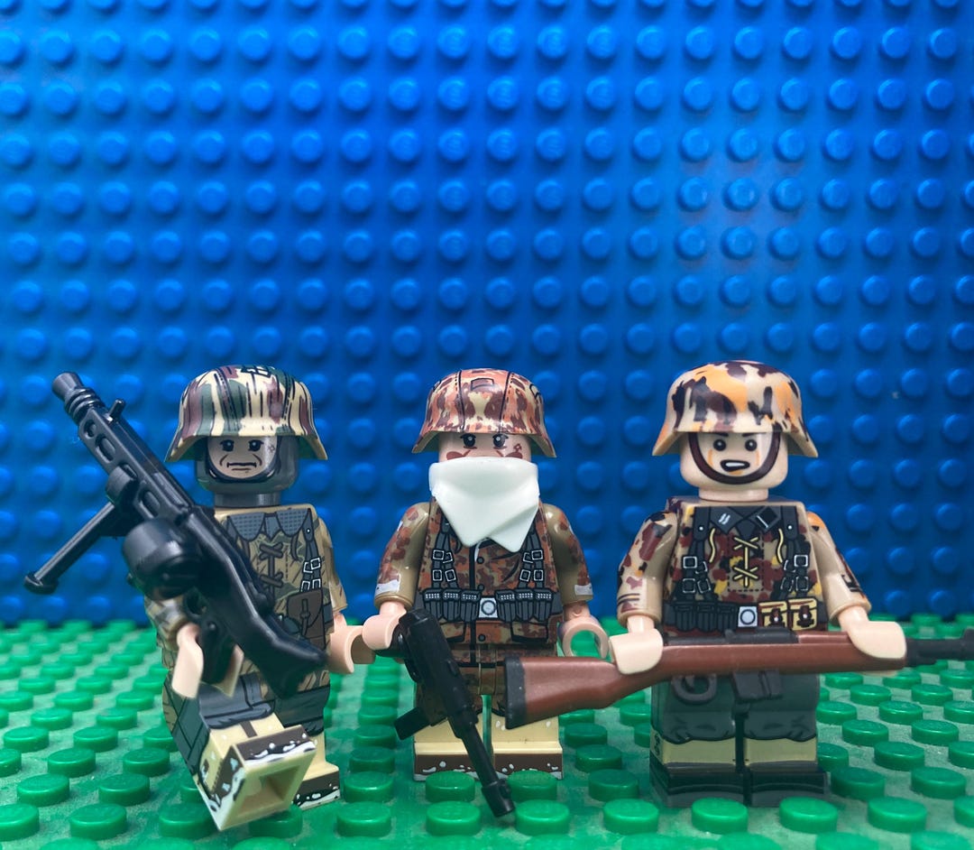 WW2 Three Man German Infantry Squad With Fully Body Custom Print - Etsy