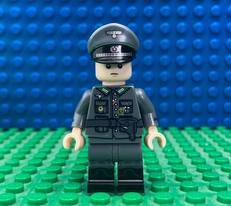 WW2 German Army Officer Minifigure With Custom Print - Etsy