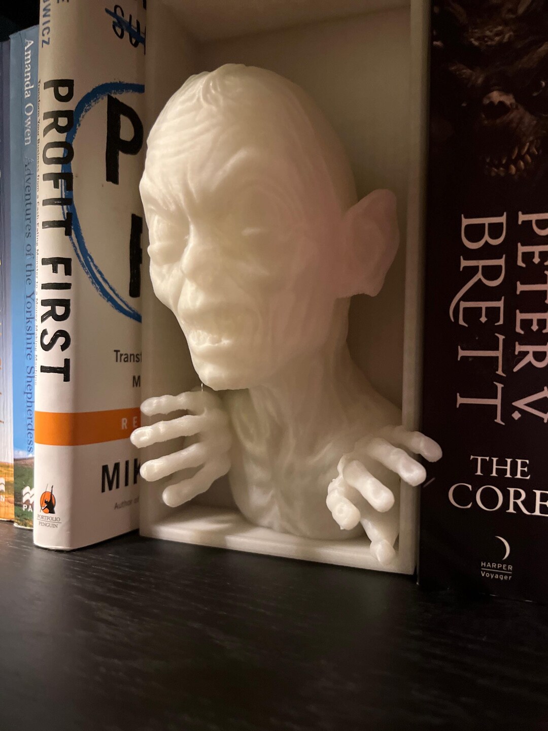 Gollum Lord of the Rings Book Nook Diorama Handcrafted Art Decor for ...