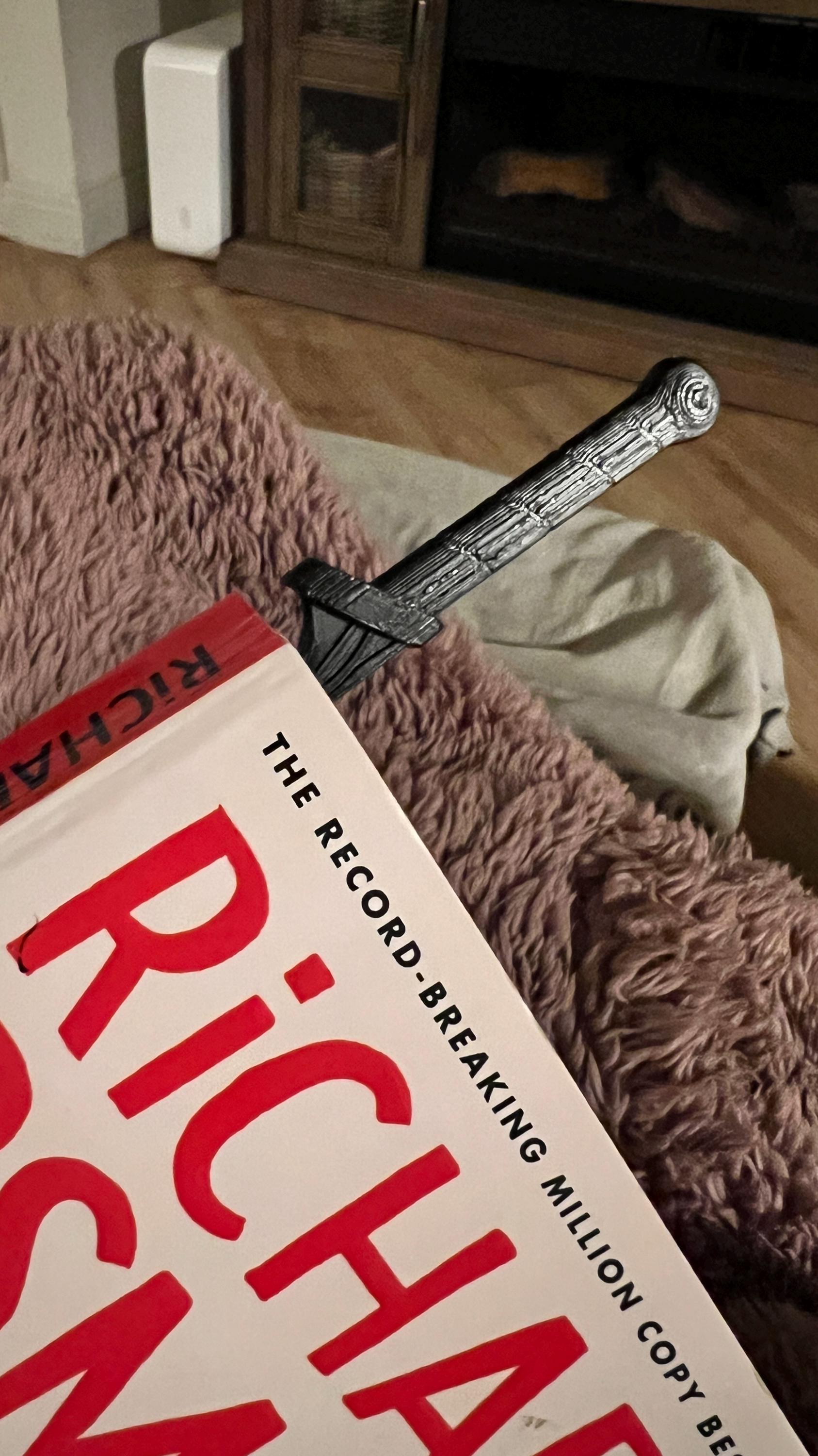Katana, Spartan Sword, Medieval Sword Bookmark Set 3D Printed, Fantasy ...