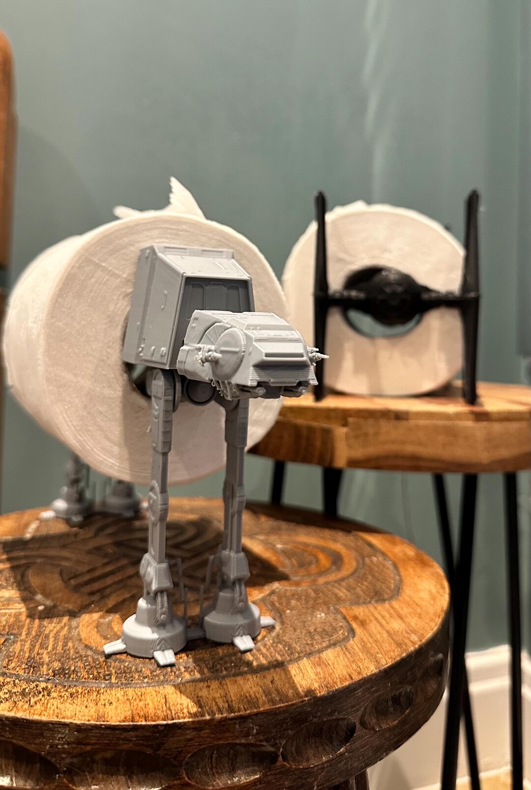 Star Wars ATAT Toilet Roll Holder Bathroom & Toilet Organiser ATAT ...