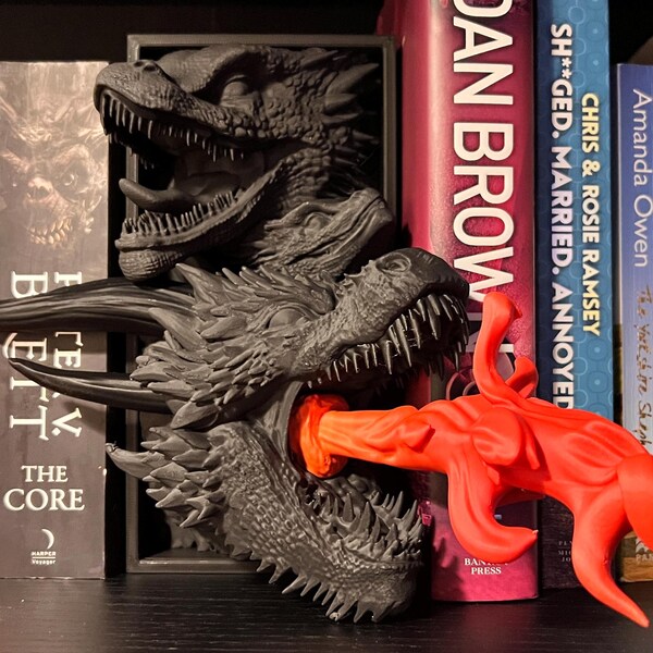 Dragon Flame Book Nook - Etsy