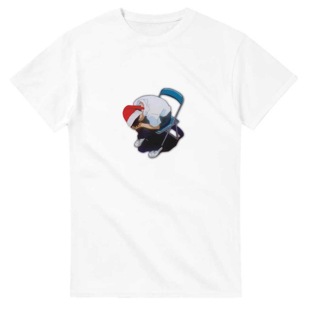 Evangelion Christmas Shinji Ikari, Funny Anime Graphic T-shirt, Neon ...