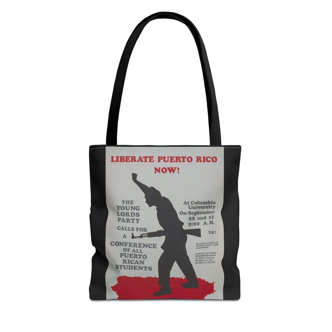 Puerto Rico, Liberation, Young Lords, Tote Bag AOP - Etsy