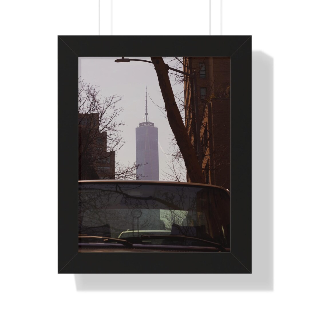 Urban Skyline Framed Poster Modern Wall Art, NYC Decor, Office Wall Art ...