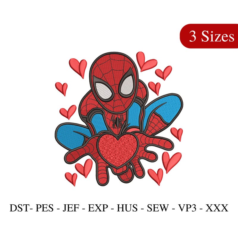 Spiderman Heart - Etsy