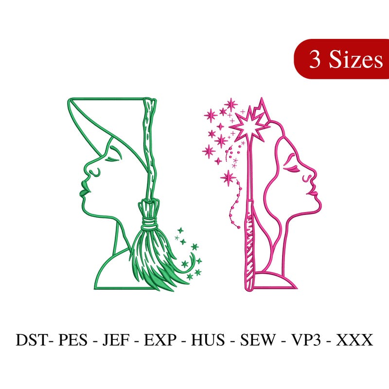 Glinda and Elphaba Png - Etsy