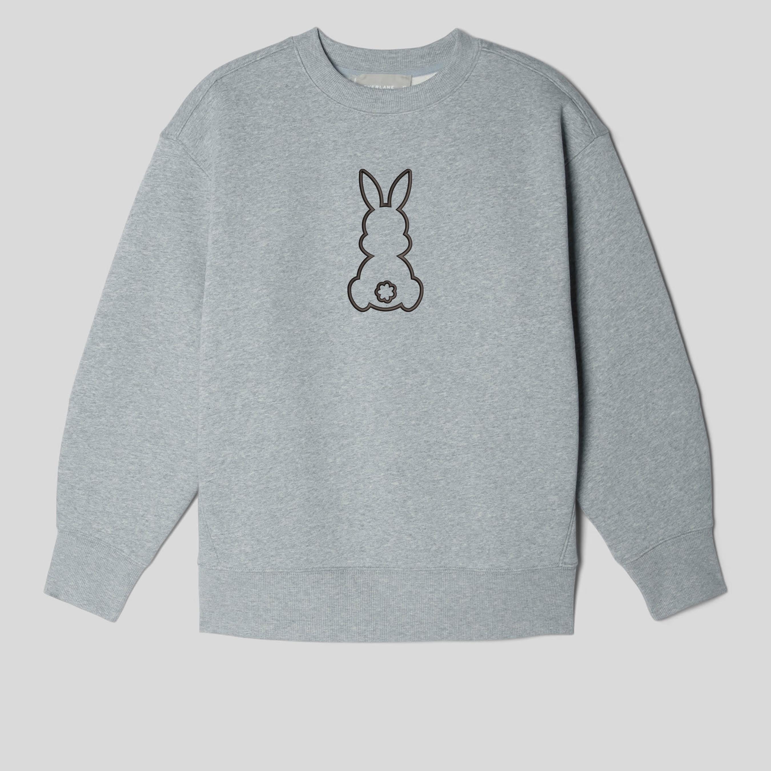 Bunny Outline Embroidery Design: Rabbit Silhouette (instant Download ...