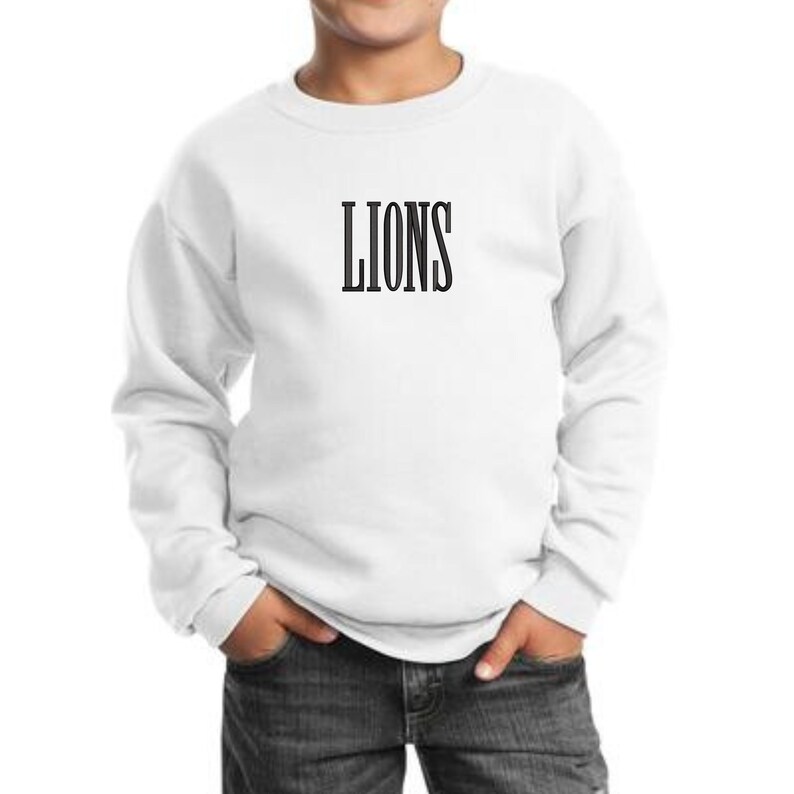 Lions Puff Embroidery Design: Football Puff Hat Embroidery, Highschool ...