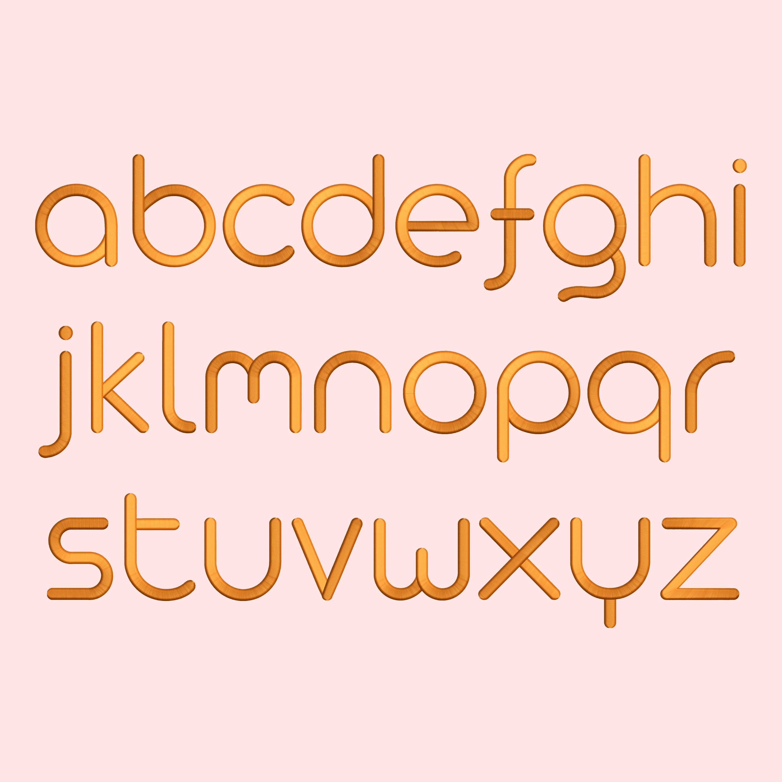 3D Puff Font Embroidery Design, Puff Embroidery Font, Uppercase and ...